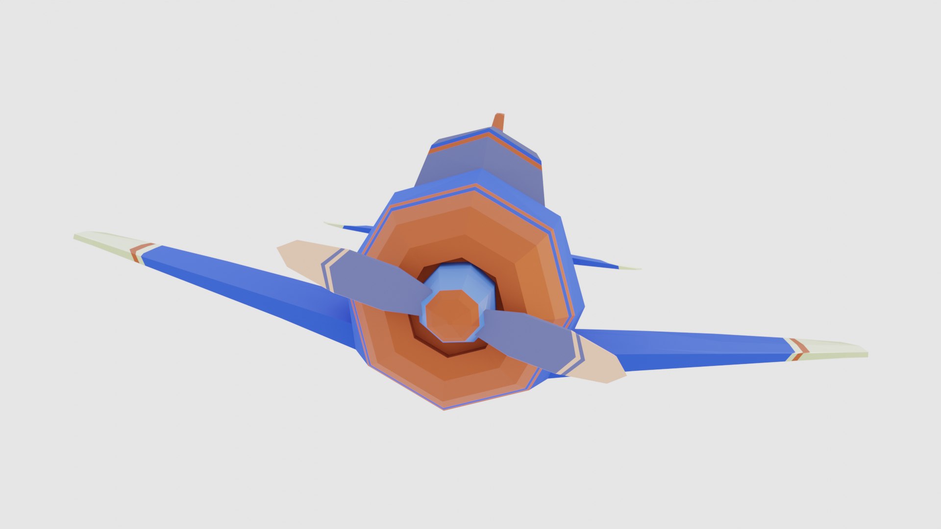 Low Poly Airplane 3D Model - TurboSquid 2008088