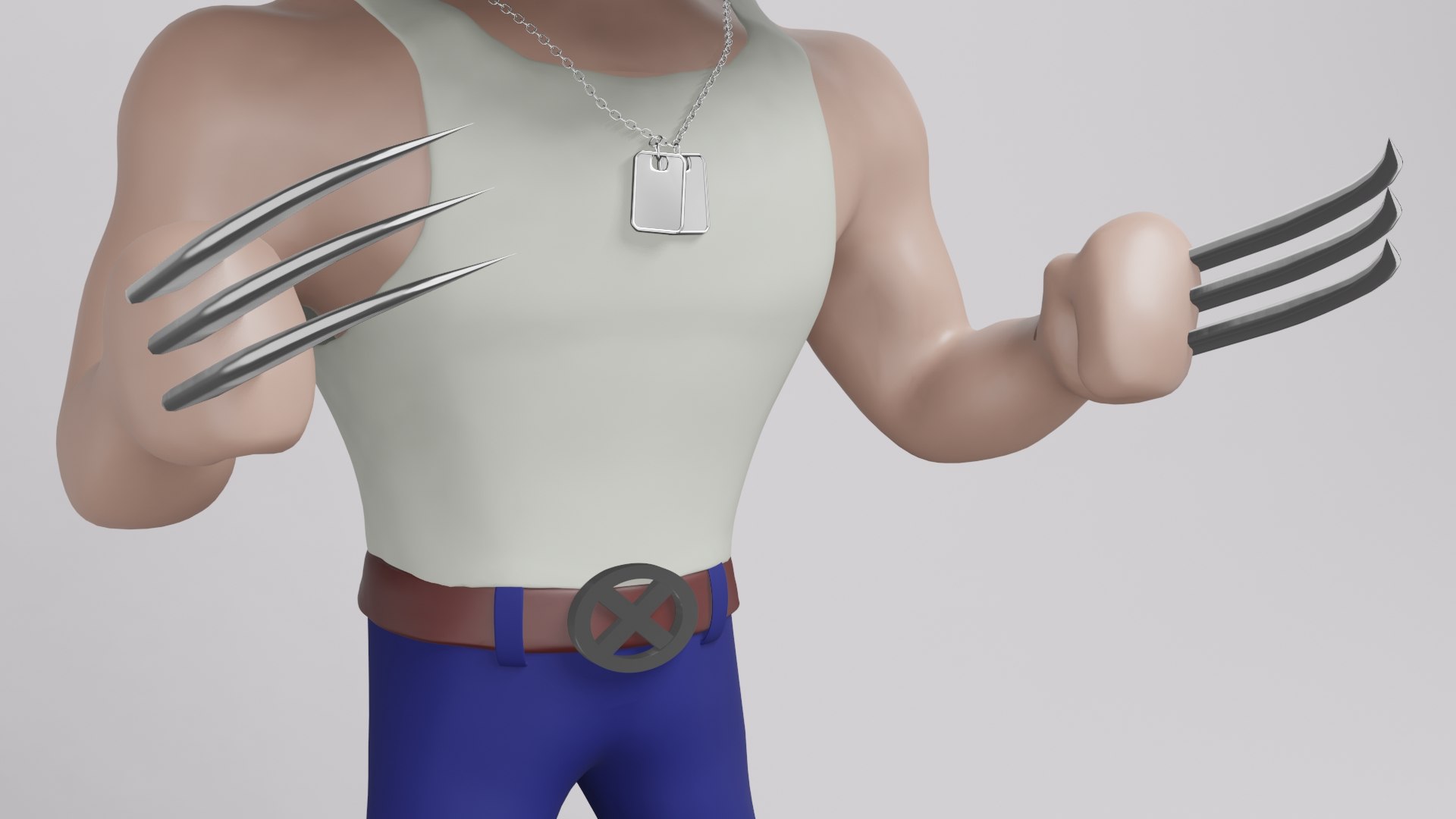 3D Wolverine Logan Chibi - TurboSquid 1998959