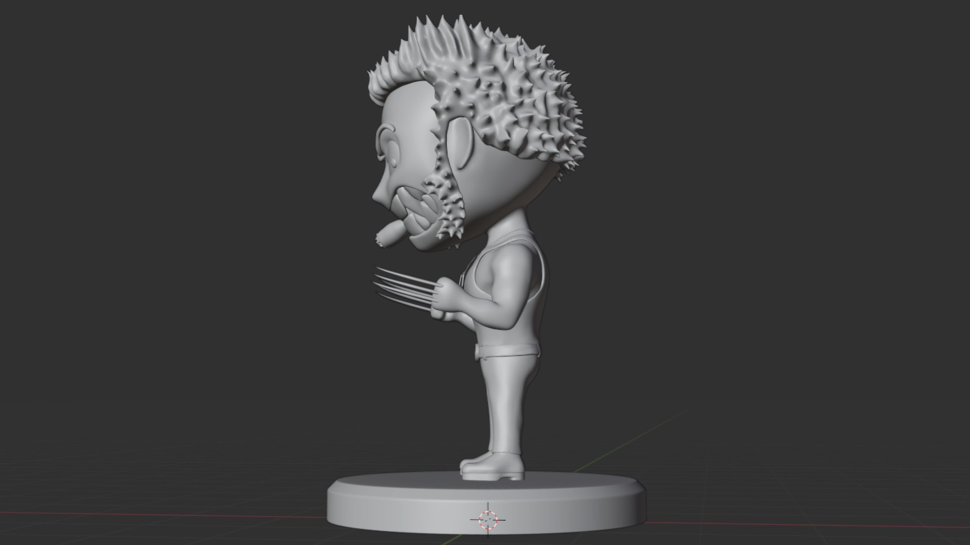 3D Wolverine Logan Chibi - TurboSquid 1998959