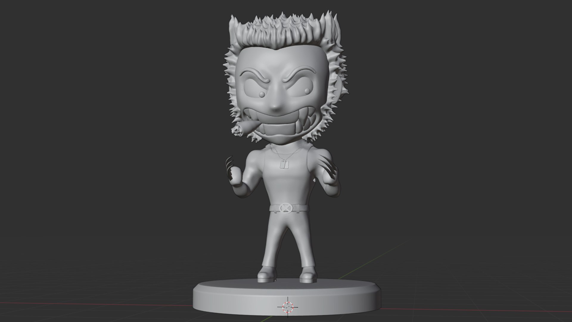 3D Wolverine Logan Chibi - TurboSquid 1998959