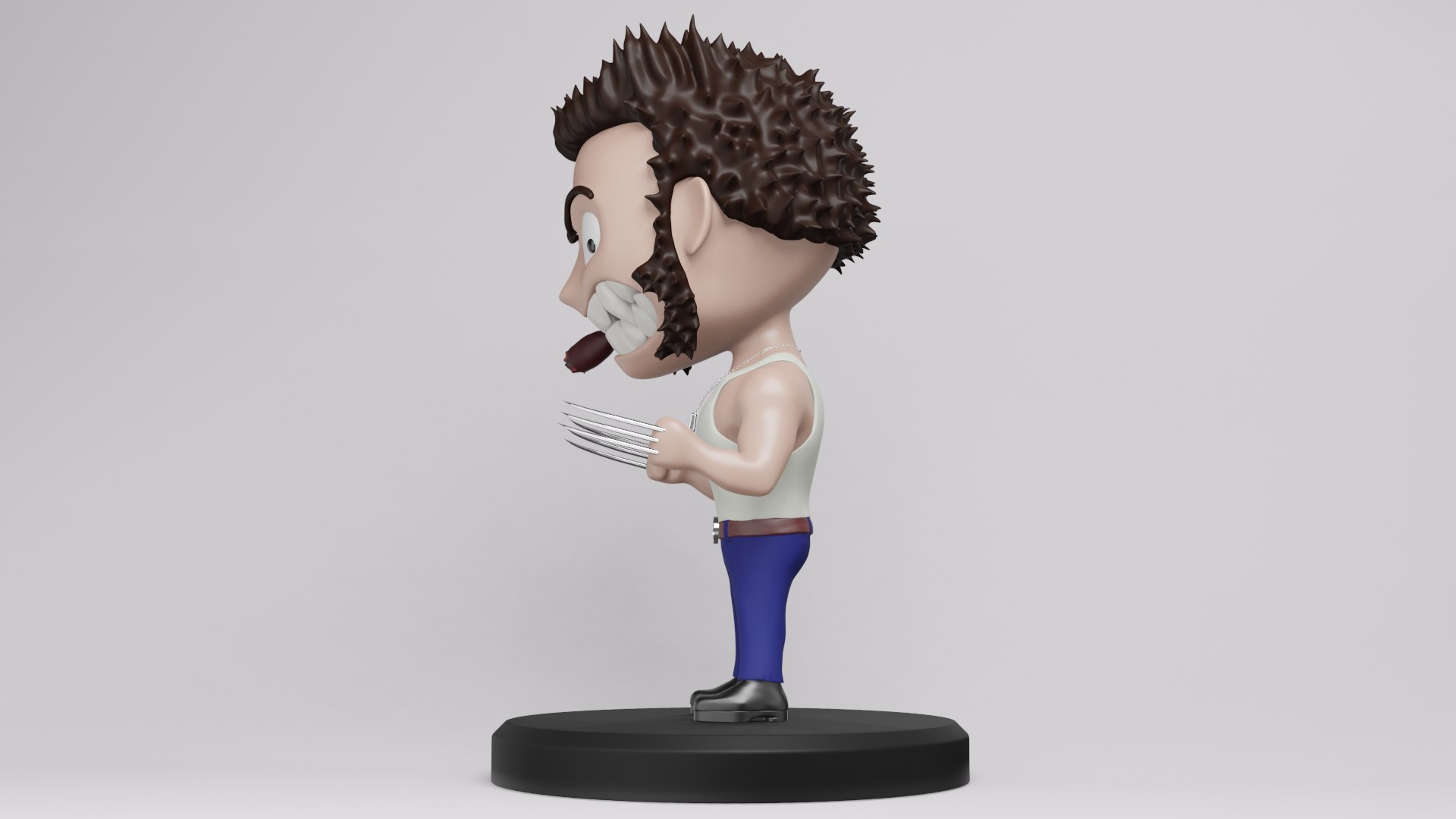 3D Wolverine Logan Chibi - TurboSquid 1998959
