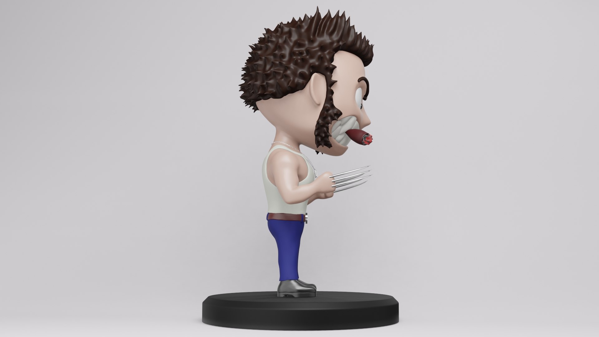 3D Wolverine Logan Chibi - TurboSquid 1998959