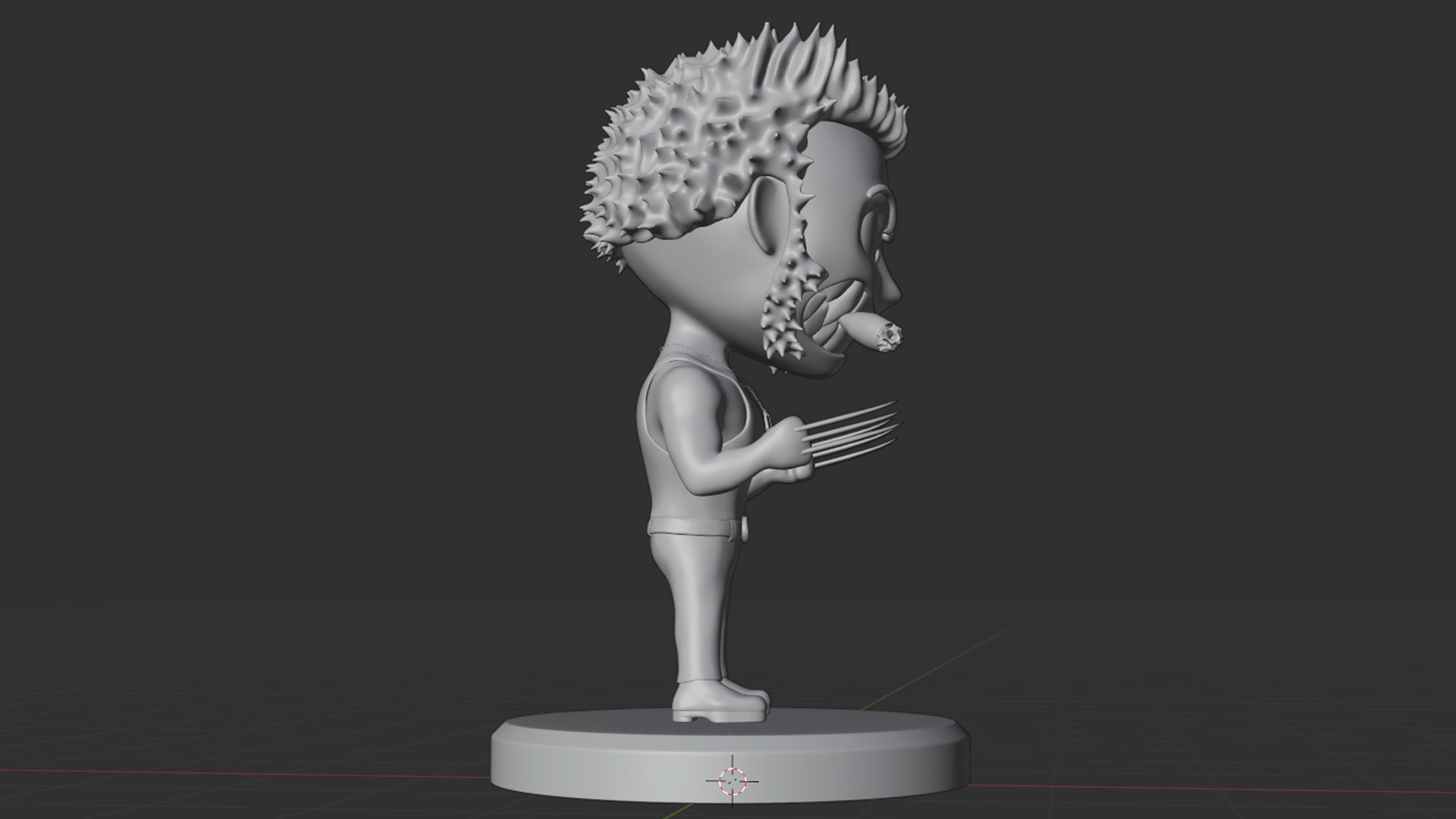 3D Wolverine Logan Chibi - TurboSquid 1998959