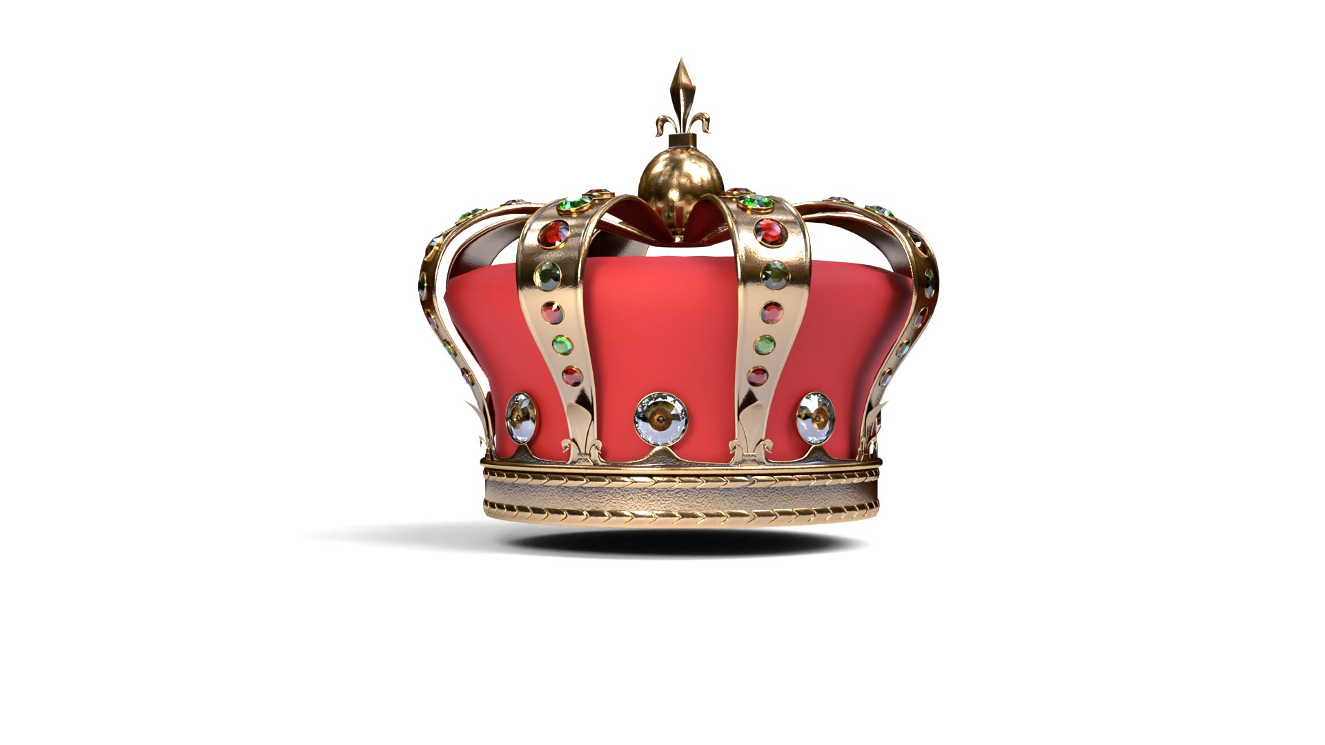 3D Royal crown model - TurboSquid 1866602