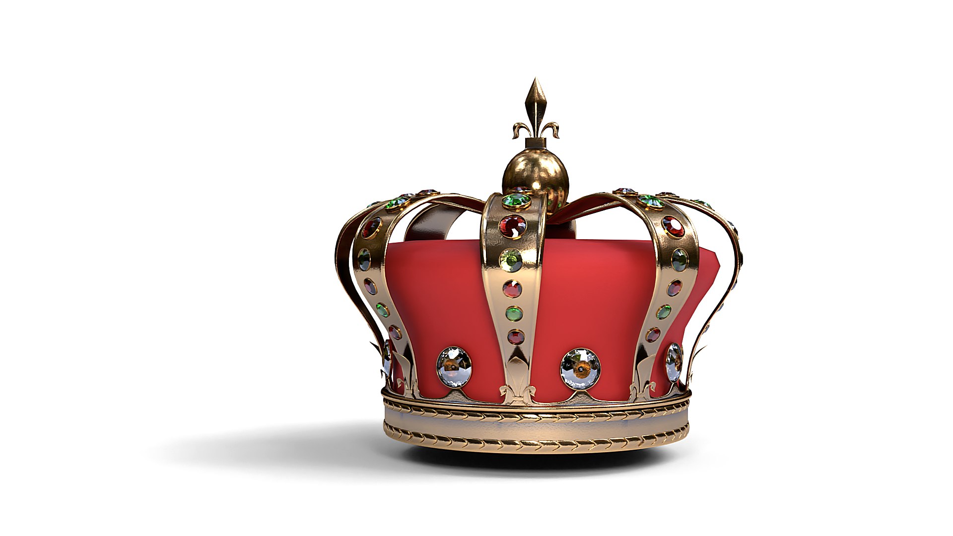 3D Royal crown model - TurboSquid 1866602