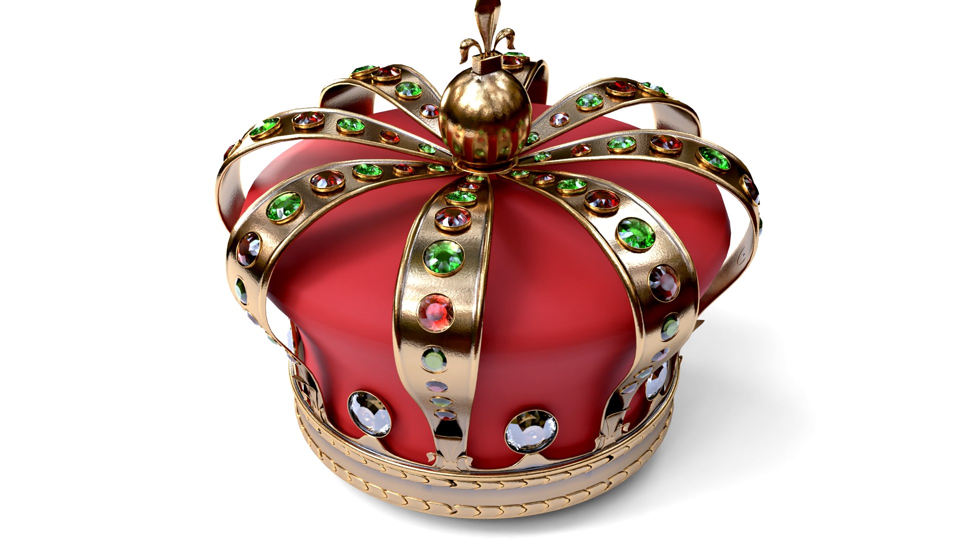 3D Royal crown model - TurboSquid 1866602