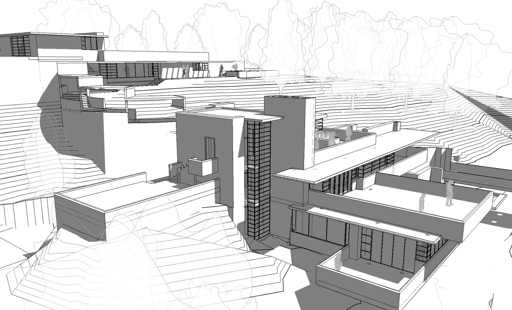 Revit Building House 3D Model - TurboSquid 1437575