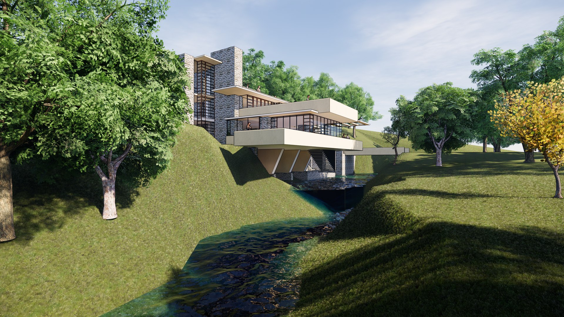 Revit Building House 3D Model - TurboSquid 1437575