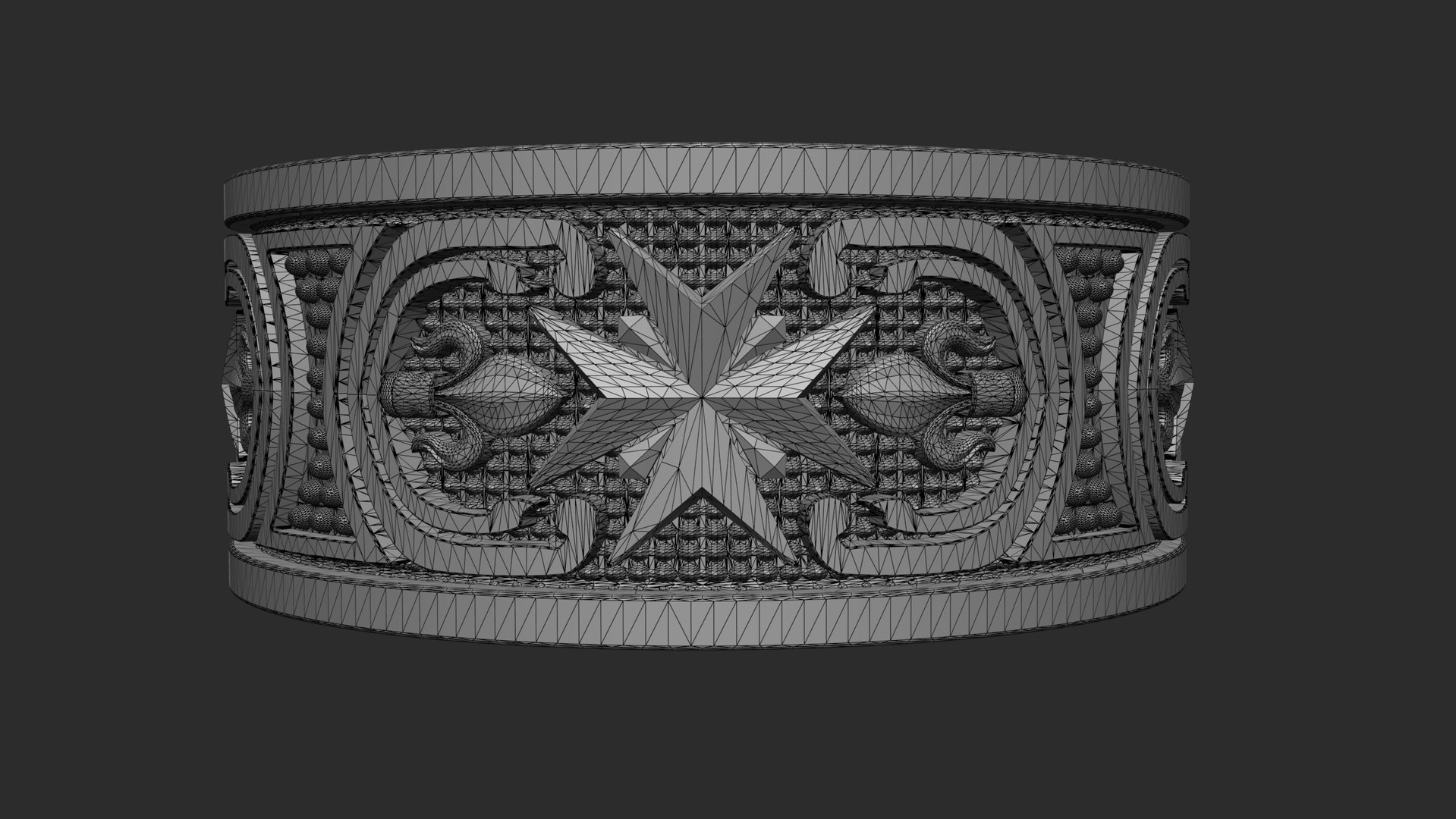 3D jewelry ring pattern - TurboSquid 1624704