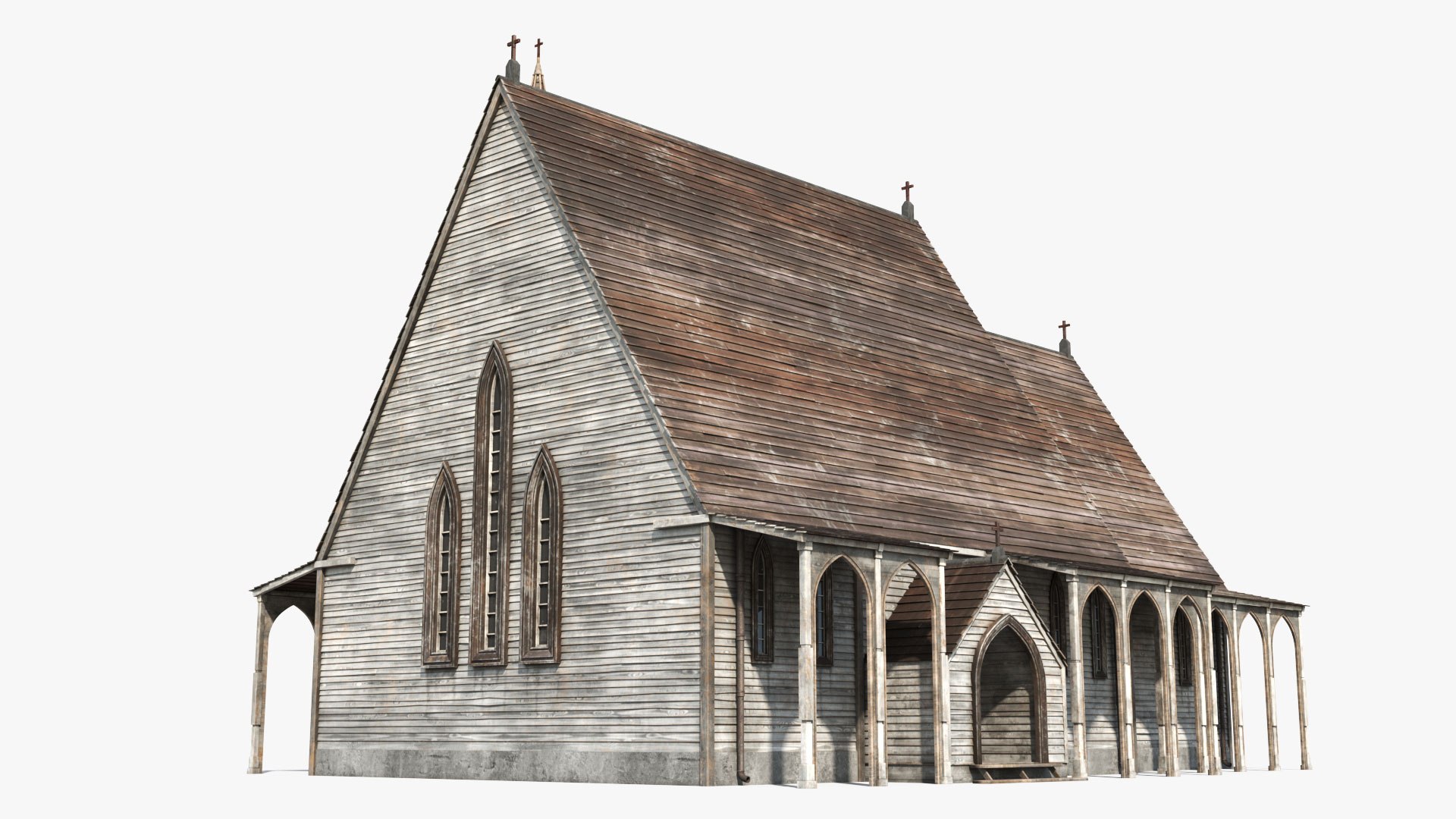 3D Wooden Church, 8K PBR Textures - TurboSquid 1717254