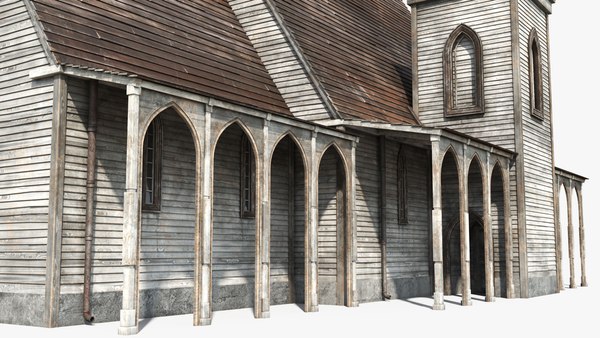 3D Wooden Church, 8K PBR Textures - TurboSquid 1717254