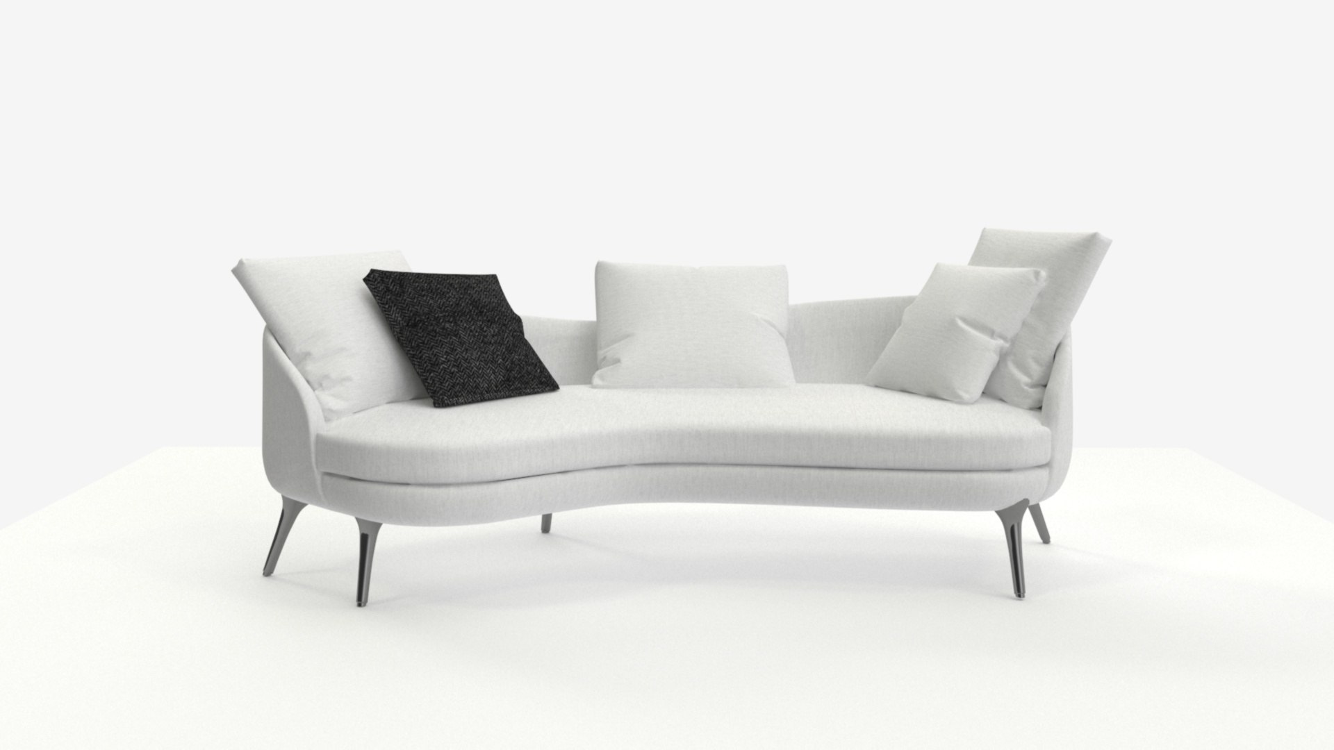 Minotti Raphael Sofa Model - TurboSquid 2091551