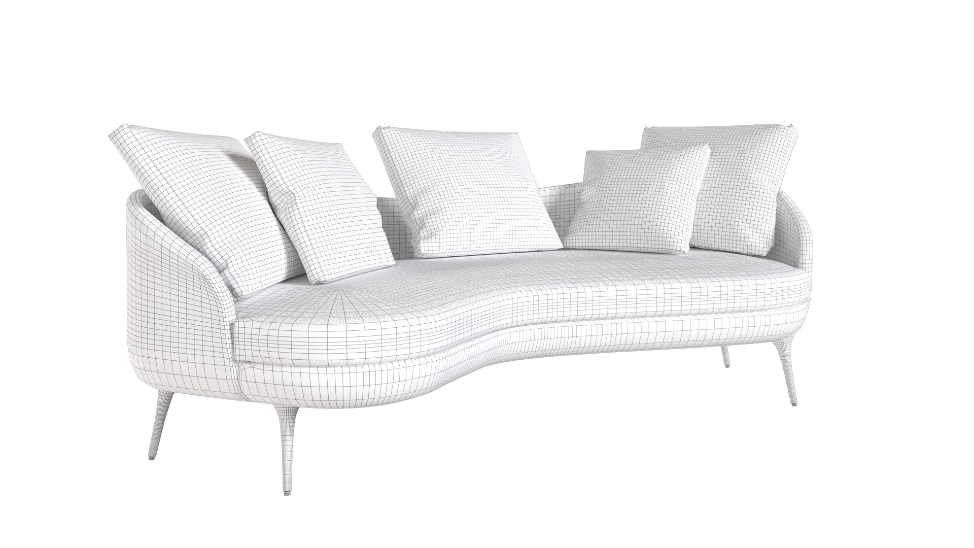 Minotti Raphael Sofa Model - TurboSquid 2091551