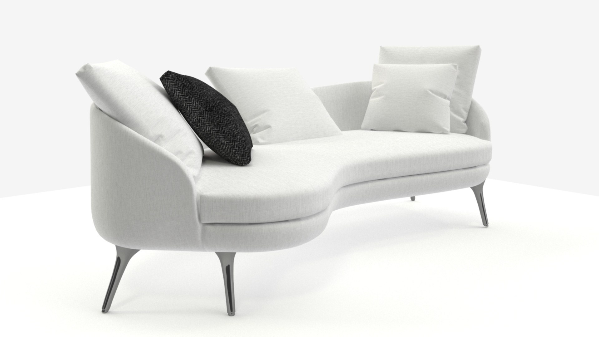 Minotti Raphael Sofa Model - TurboSquid 2091551