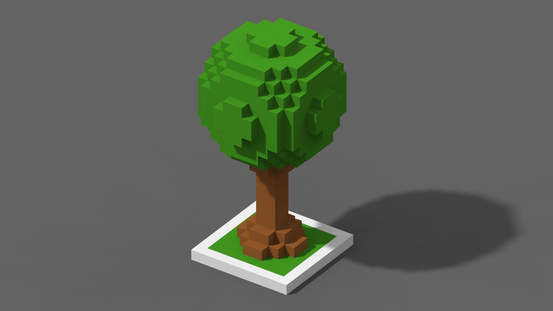 3D Voxel Tree - TurboSquid 1353195