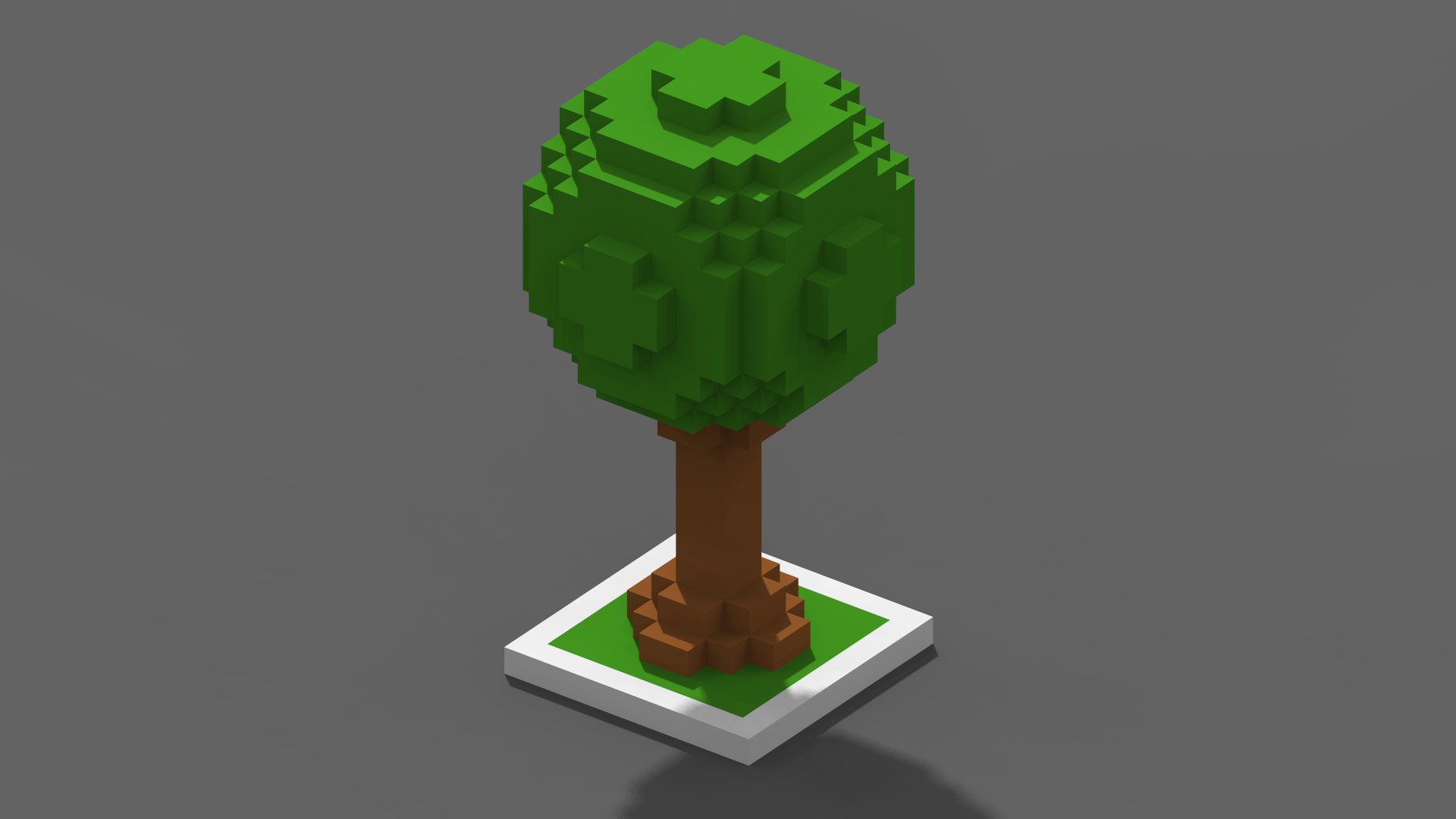 3D Voxel Tree - TurboSquid 1353195