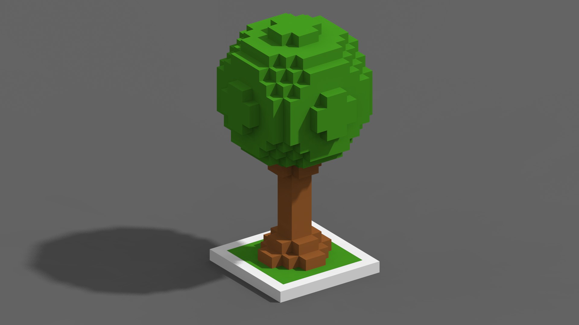 3D Voxel Tree - TurboSquid 1353195