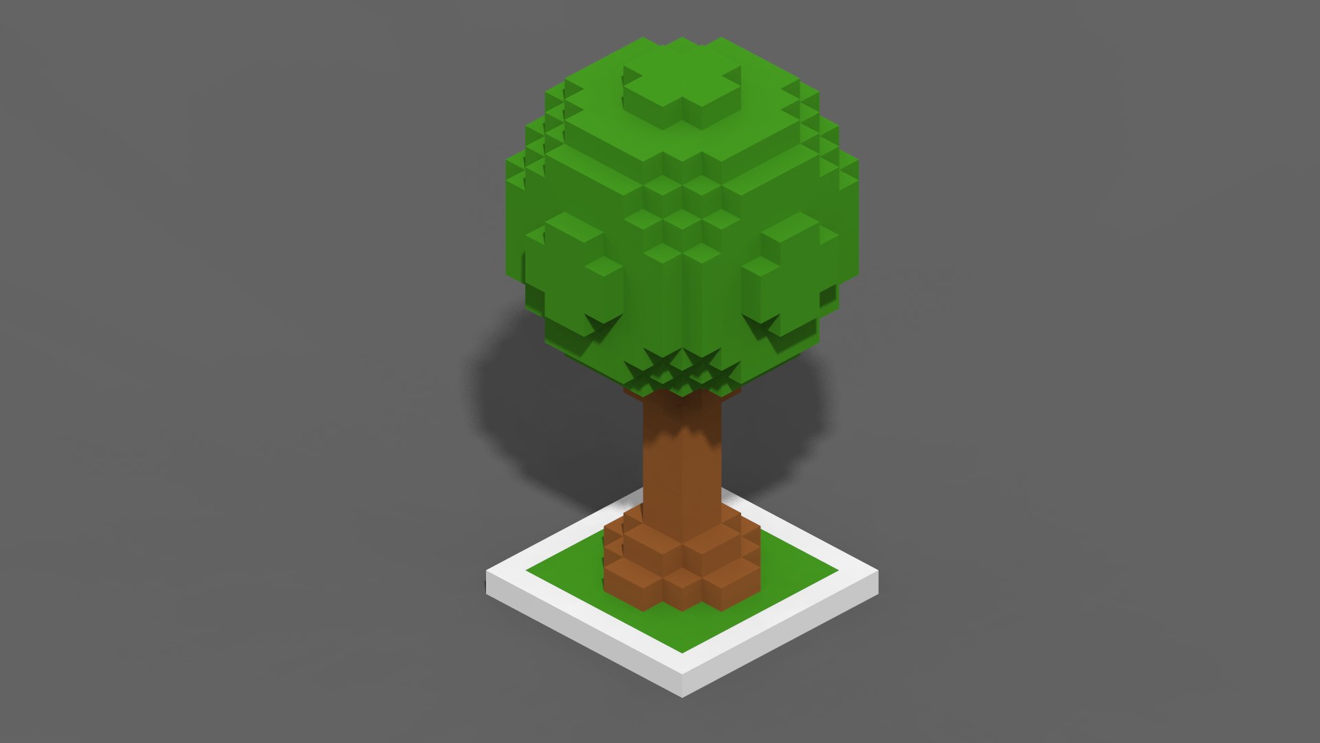3D Voxel Tree - TurboSquid 1353195