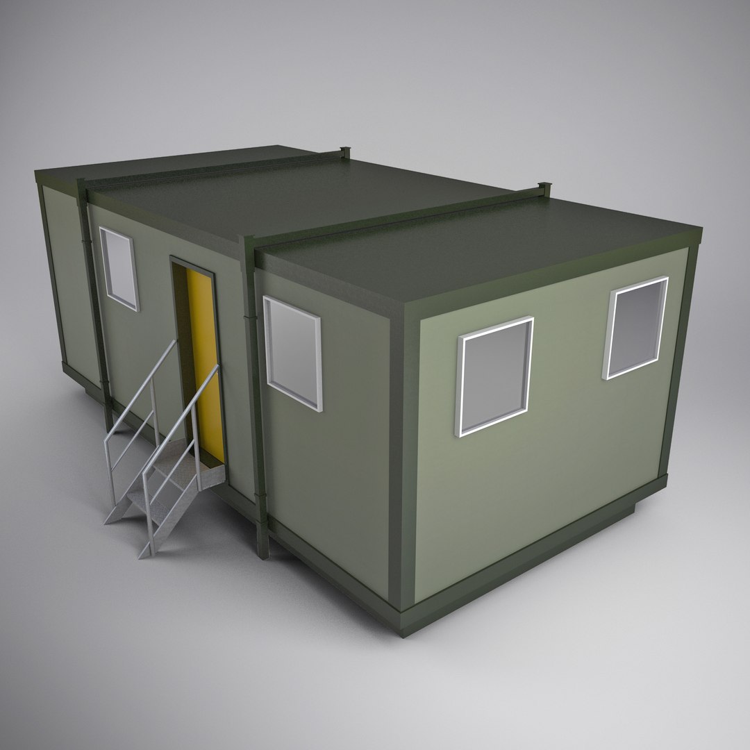 Portable Cabin 3d Model