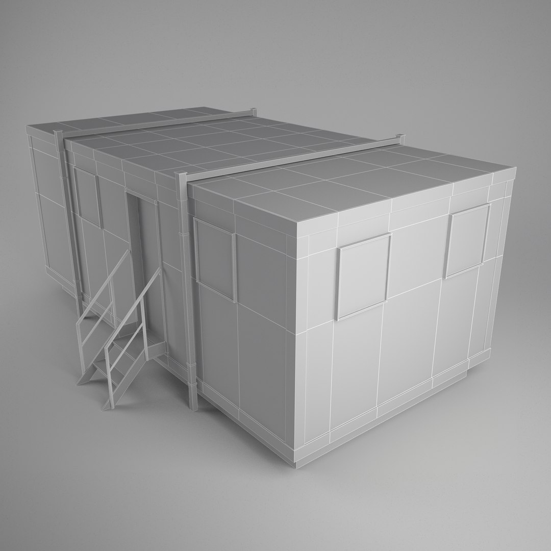 Portable Cabin 3d Model