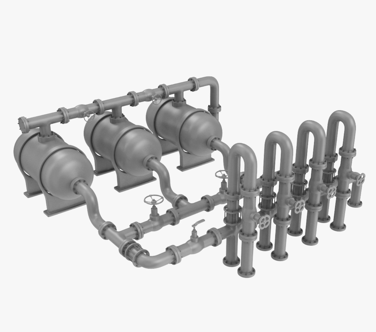 Pipe Assembly-2 Industrial 3D Model - TurboSquid 1280155