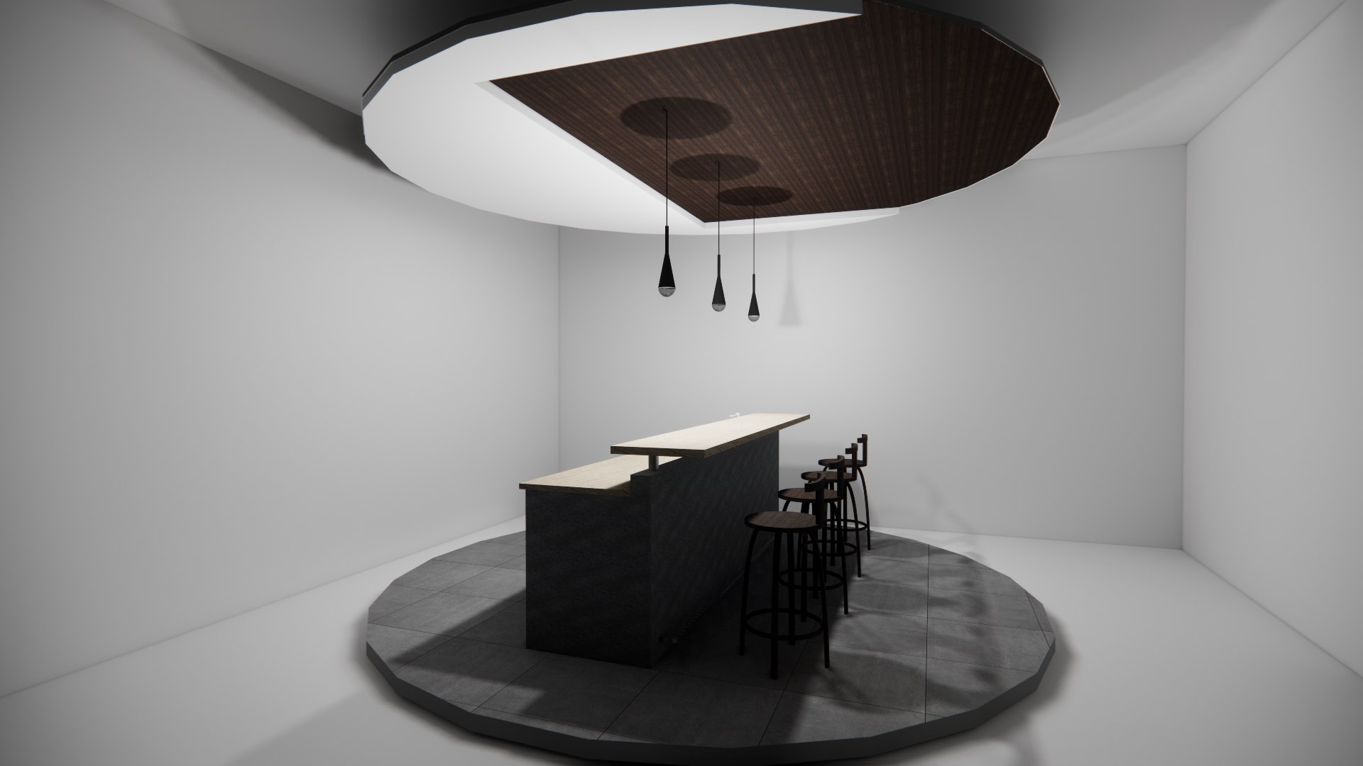 Free Simple Modern Bar Design 3D Model - TurboSquid 1850241