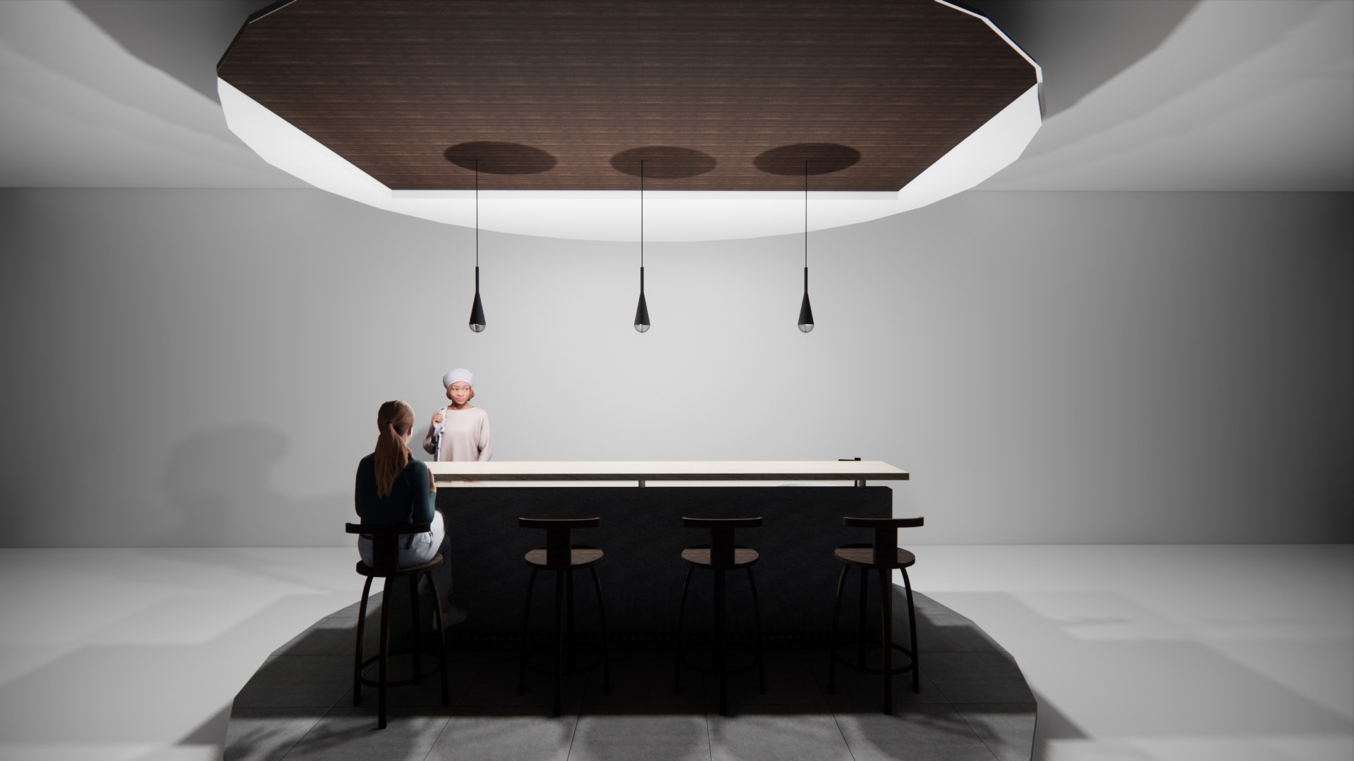 Free Simple Modern Bar Design 3D Model - TurboSquid 1850241