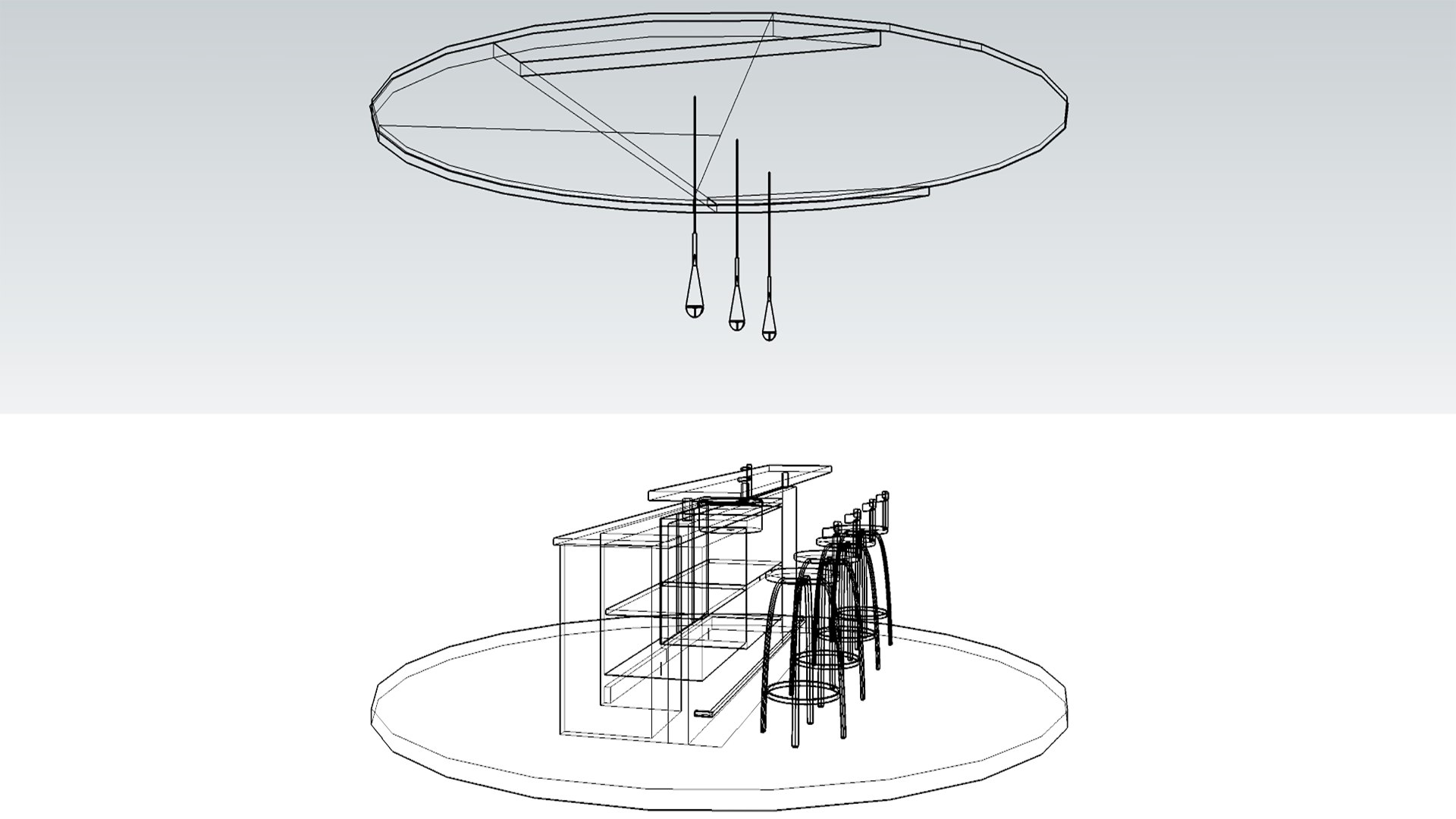 Free Simple Modern Bar Design 3D Model - TurboSquid 1850241
