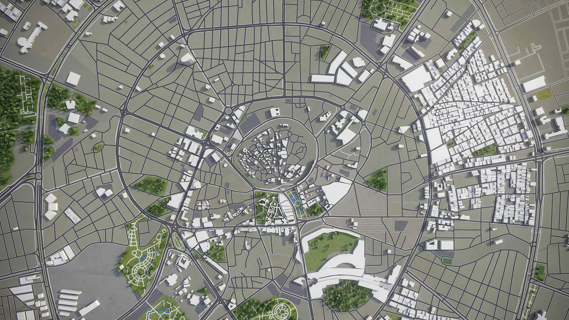 3D Erbil Surrounding - Model - TurboSquid 1494316