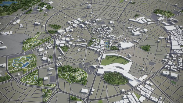 3D erbil surrounding - model - TurboSquid 1494316