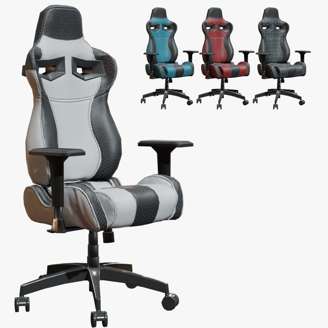 Low poly Gamer Chair 3D - TurboSquid 1723977
