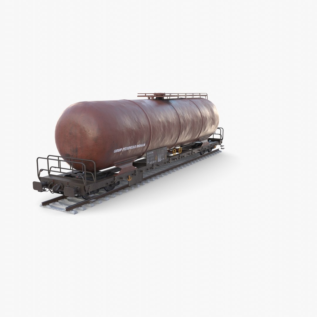 CFR Tanker Rail Car V1 3D Model - TurboSquid 2225380