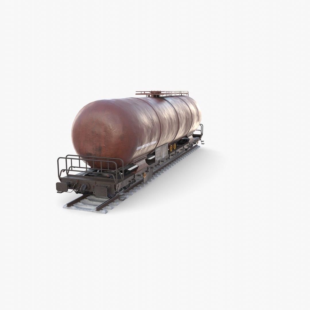 CFR Tanker Rail Car V1 3D Model - TurboSquid 2225380