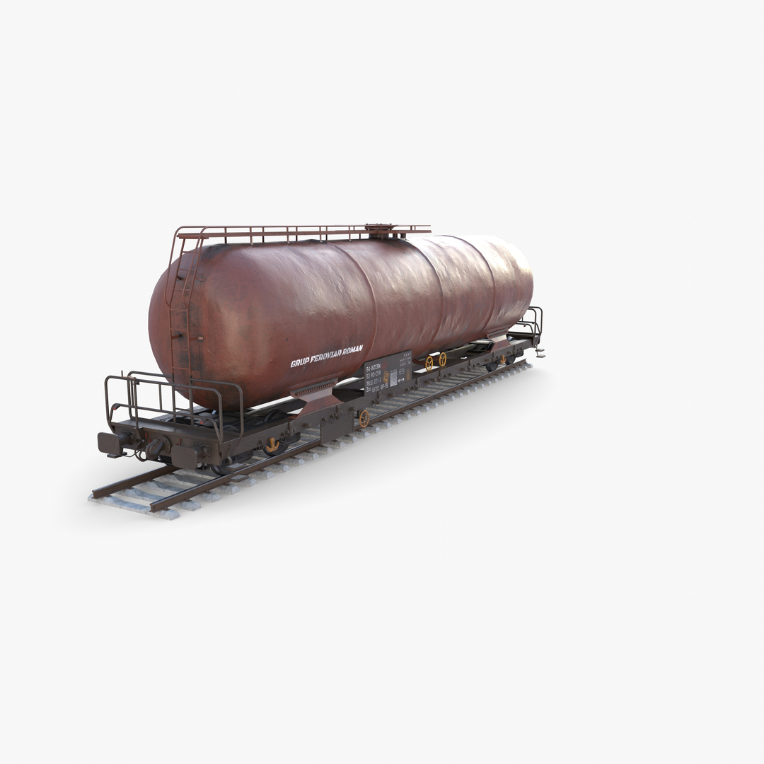 CFR Tanker Rail Car V1 3D Model - TurboSquid 2225380