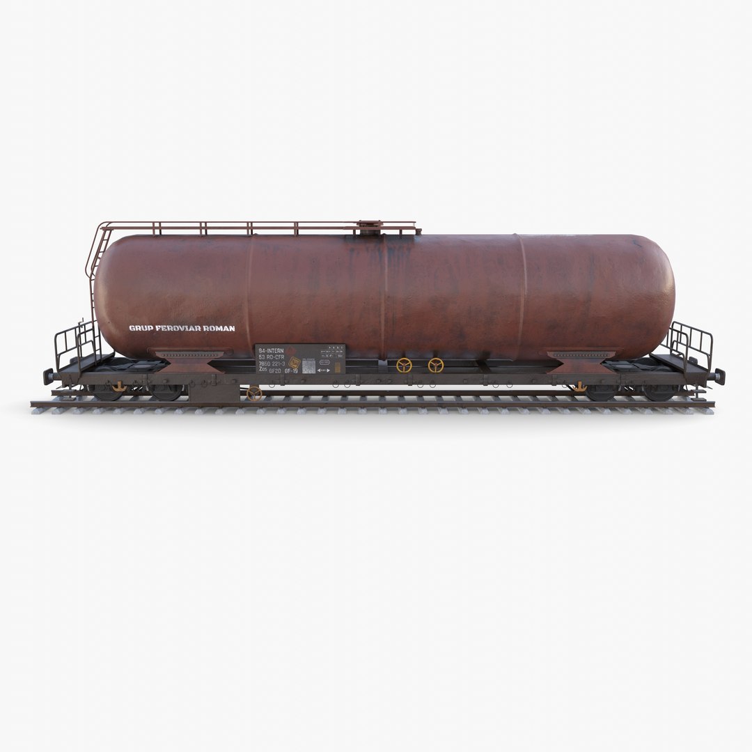 CFR Tanker Rail Car V1 3D Model - TurboSquid 2225380