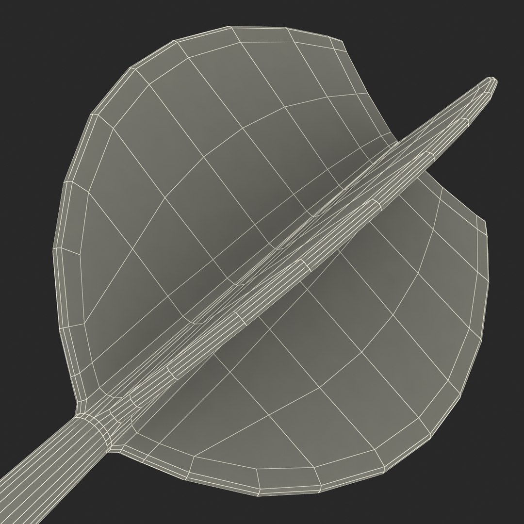 Dart Needle 2 Red 3d Max