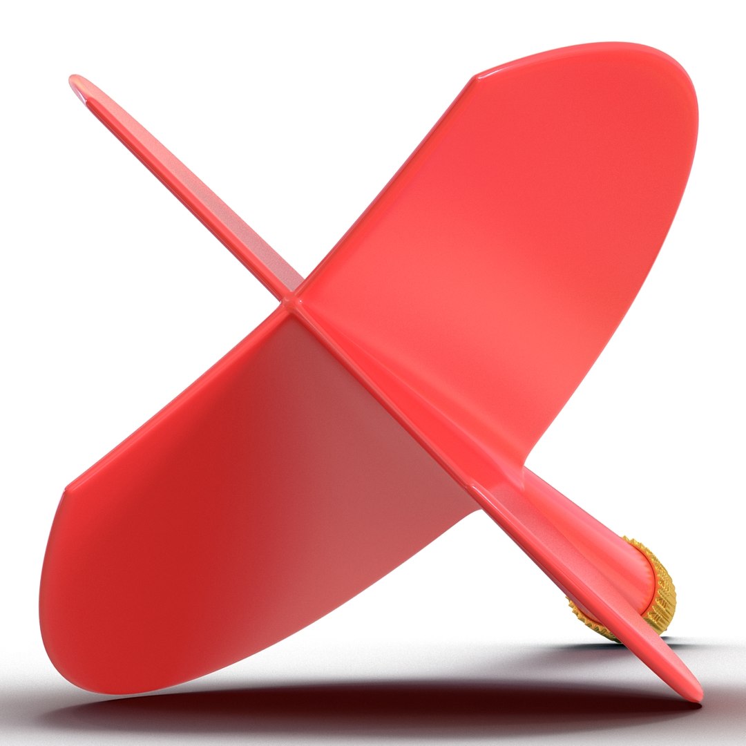 Dart Needle 2 Red 3d Max