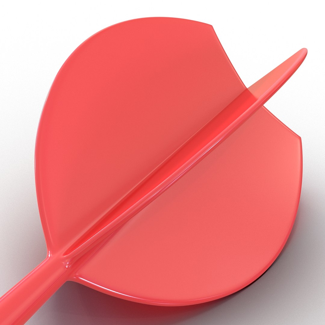 Dart Needle 2 Red 3d Max