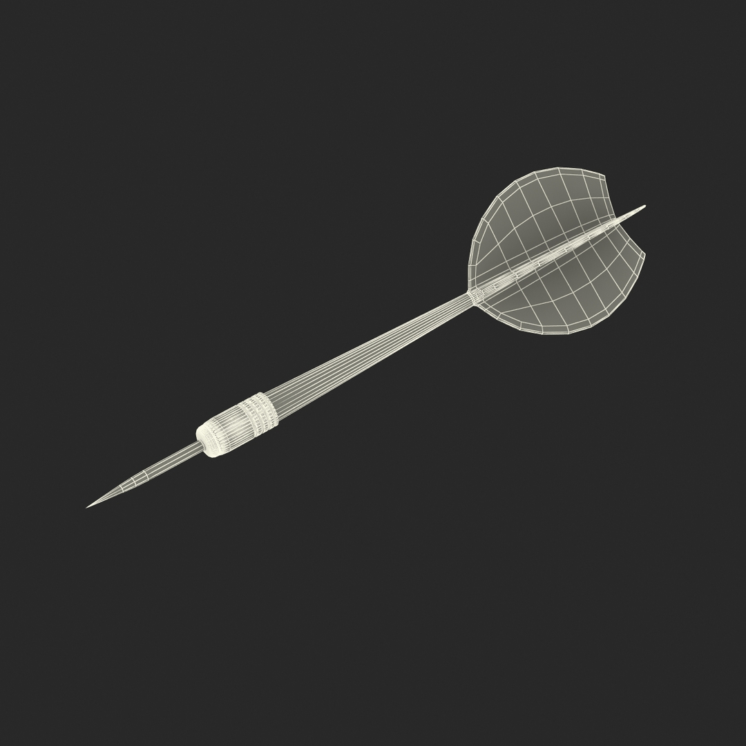 Dart Needle 2 Red 3d Max