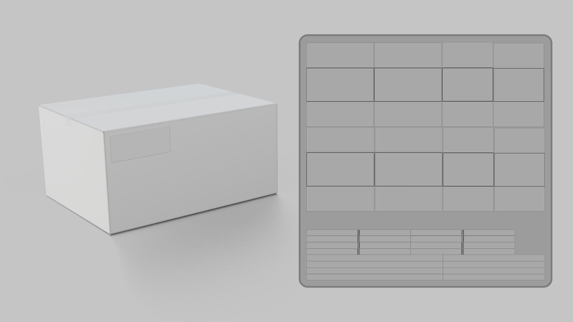 Multi-Size Cardboard Box Bundle - Rigged And Customizable 3D Model ...