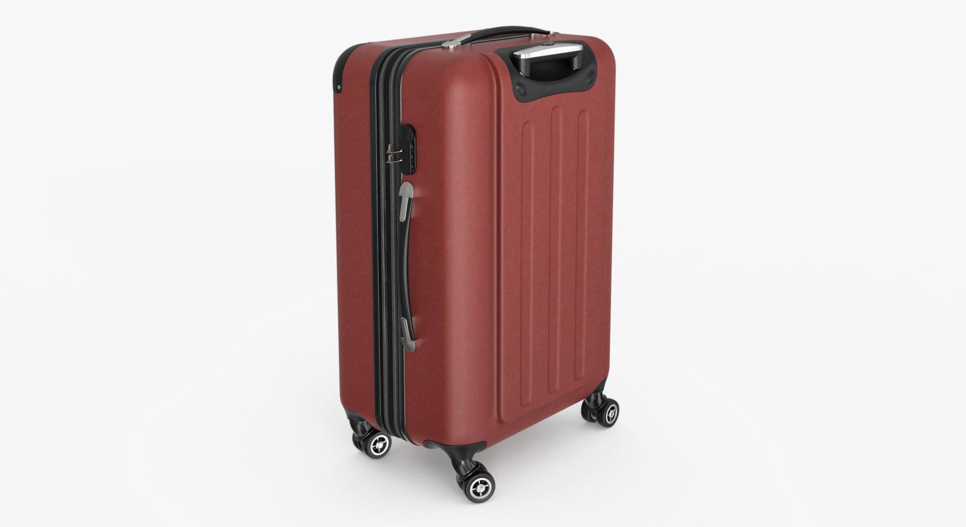 Rolling suitcase 3D - TurboSquid 1334644