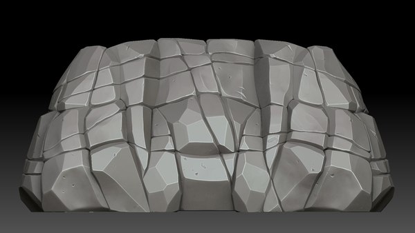 3D model stone stylized - TurboSquid 1649598