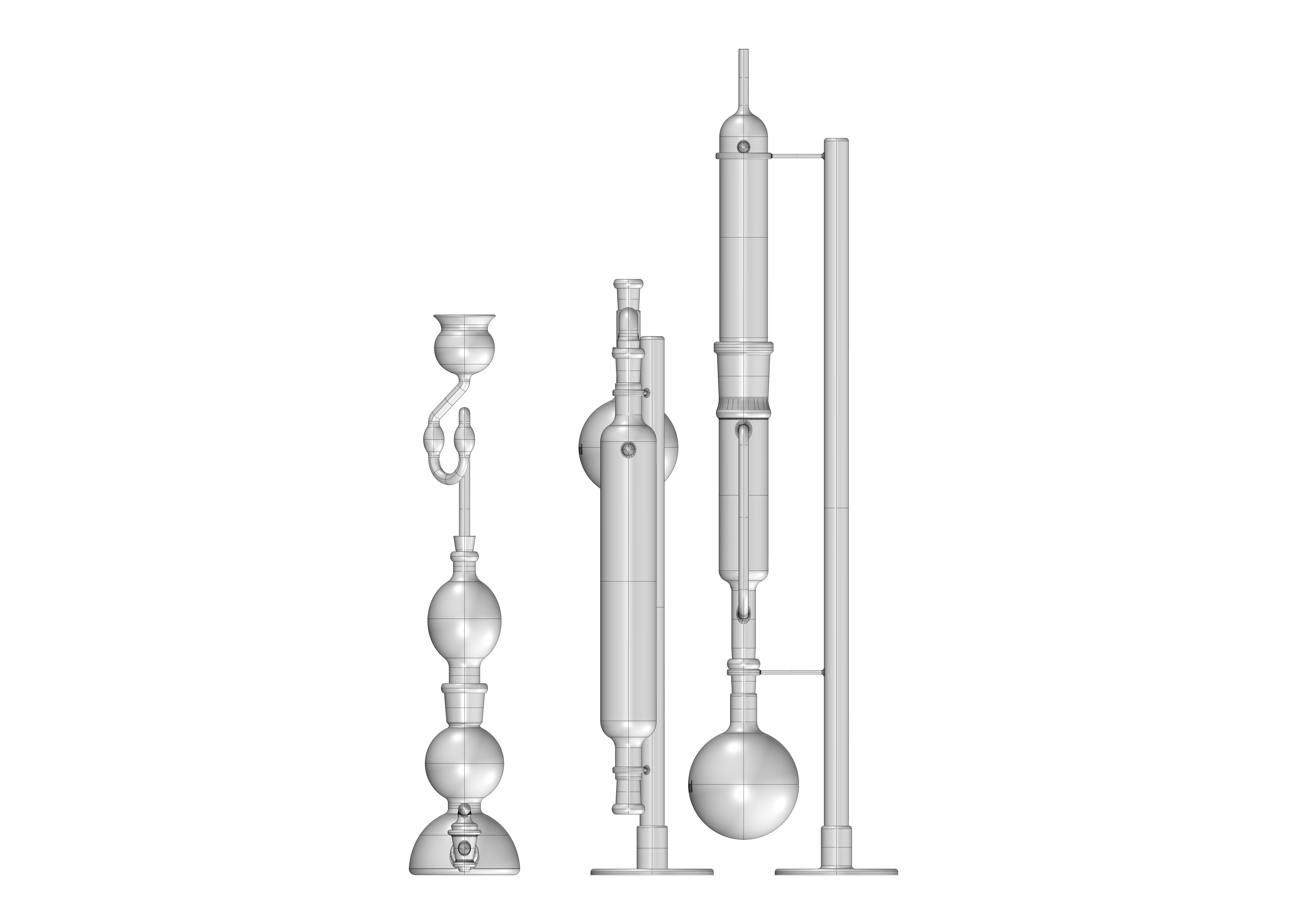 3D model Set of evaporators 1 - TurboSquid 1757418