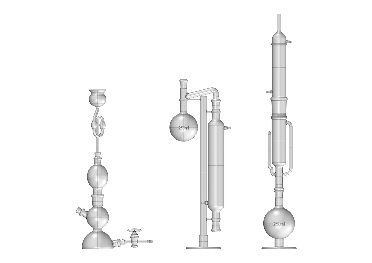 3D model Set of evaporators 1 - TurboSquid 1757418