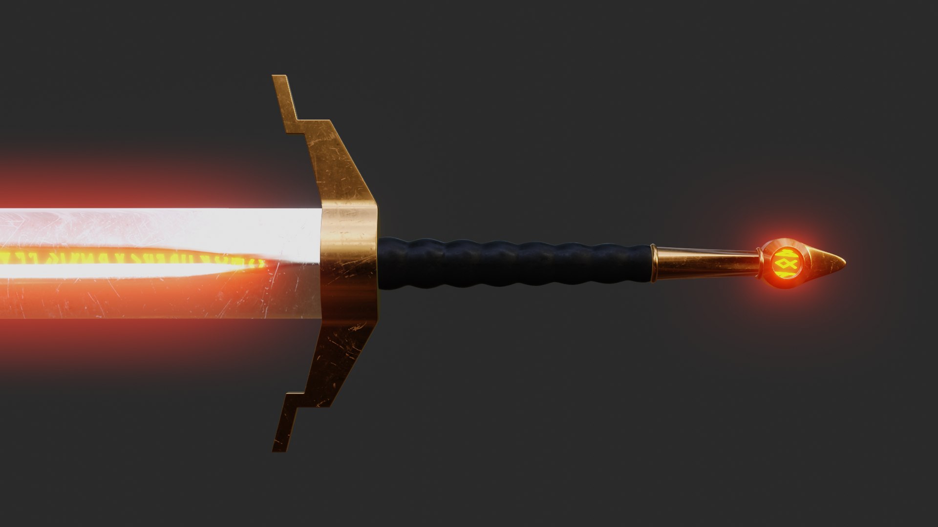 Lighting Detailed Sword 3D Model - TurboSquid 2270945