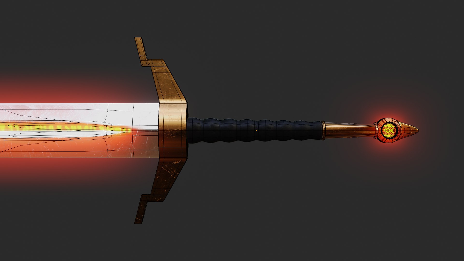 Lighting Detailed Sword 3D Model - TurboSquid 2270945