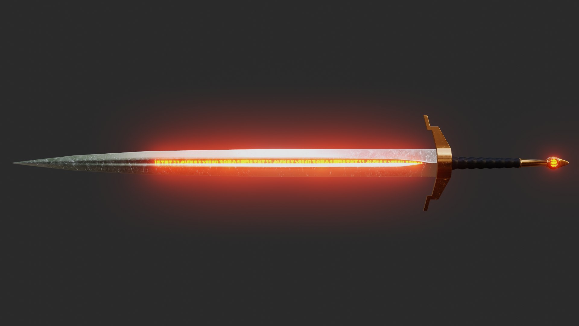 Lighting Detailed Sword 3D Model - TurboSquid 2270945