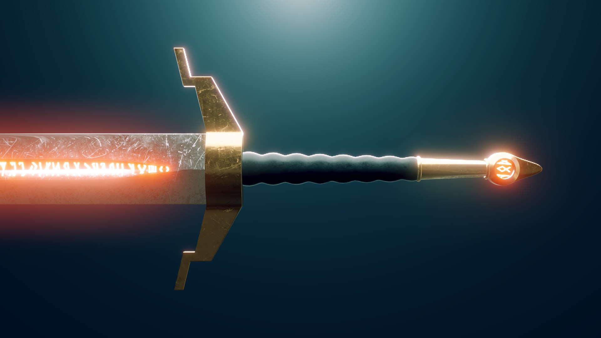Lighting Detailed Sword 3D Model - TurboSquid 2270945