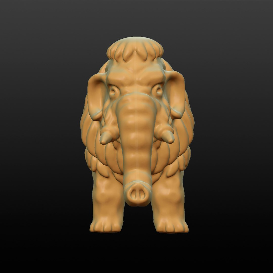 3D Mammoth tusk figurine - TurboSquid 1824225