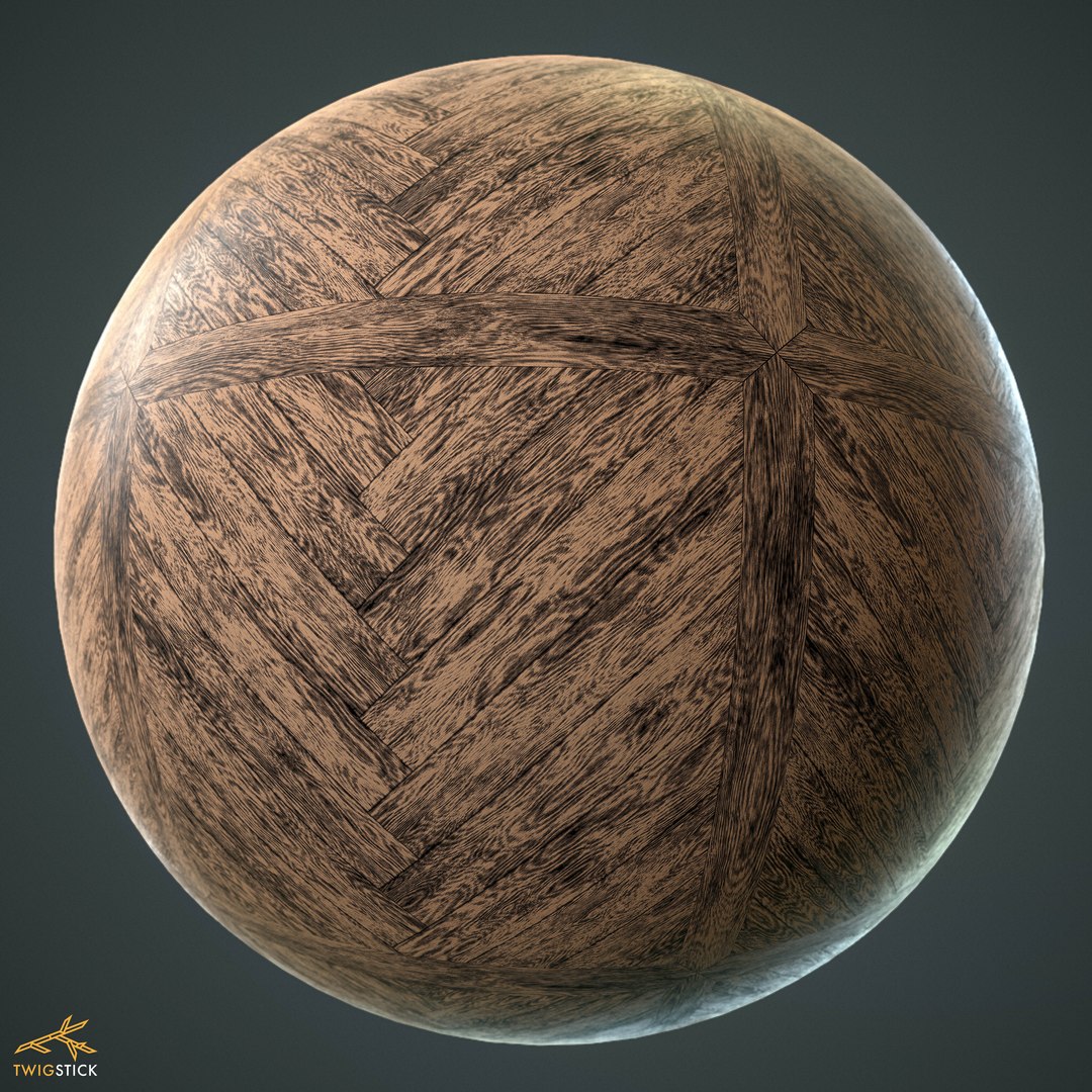 Dark Rustic Wood Floor Texture - Substance Designer 3D Model ...